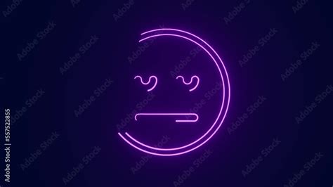 Extremely Unhappy Face Expression Emoticons Animation Stock Video