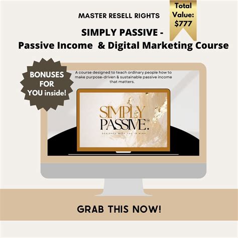 Simply Passive Digital Marketing Course With Mentorship And Ultimate