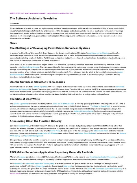 Issue 8 Serverless Case Study Service Security Whats Left To Protect Pdf Amazon Web