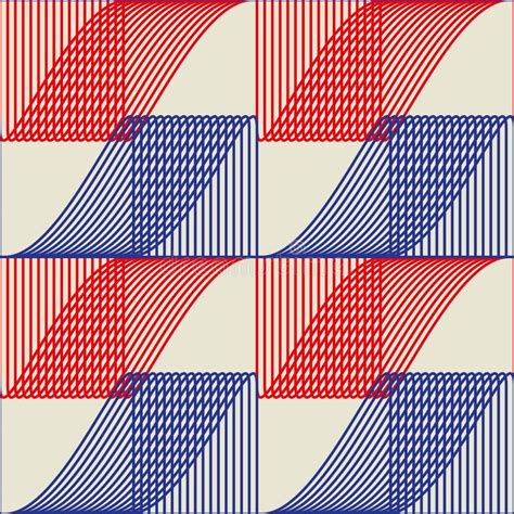 Seamless Abstract Pattern In Constructivism Soviet Style Vector Vintage 20s Geometric Ornament