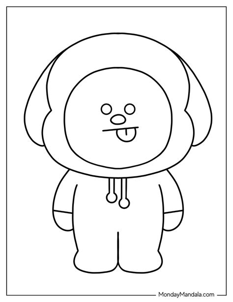 20 Bt21 Coloring Pages Free Pdf Printables