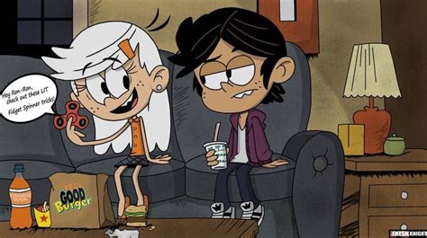 Linka And Ronald Cartoon Characters Linka Loud X Brothers Lincoln X