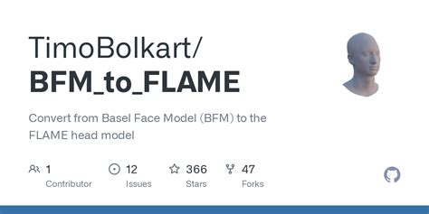 Github Timobolkartbfmtoflame Convert From Basel Face Model Bfm To The Flame Head Model