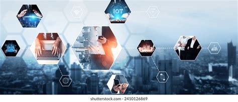 Communication Technology Smart Connection Iot People Stock Photo Shutterstock