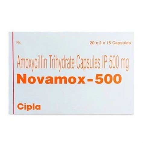 500mg Amoxycillin Trihydrate Capsules At ₹ 110 Strip Jodhpur Id 2855744166730