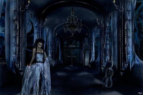 Blue Gothic Background