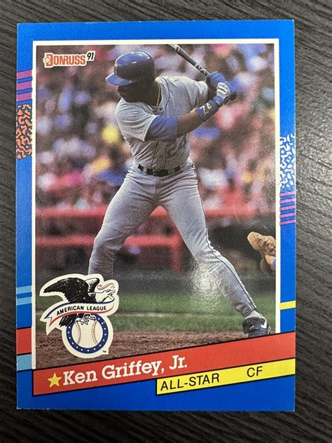 1991 Donruss Ken Griffey Jr 49 Multiple Misprint And Error Card