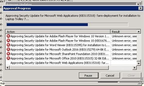 Wsus Approval Errors Windows Spiceworks Community