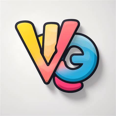 Dynamic Vs Logo Designs Premium Ai Generated Image