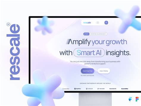 rescale saas landing page — framer marketplace