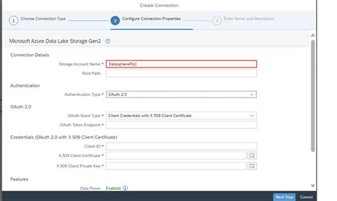 Datasphere To Adls Gen2 Connectivity Sap Community