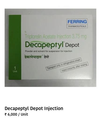 Decapeptyl Depot Injection Strength 375mg At ₹ 6000box In Surat
