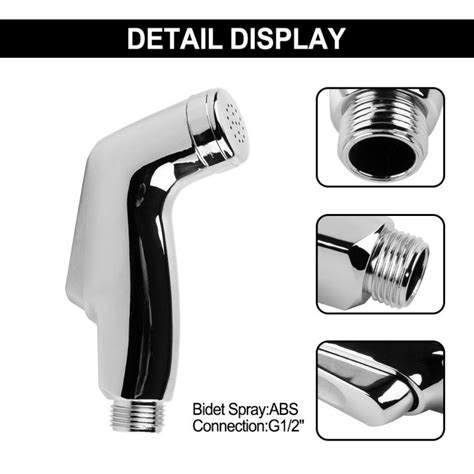 Bidet Spray Flushing Tandas Semburan Tandas Tekanan Flusher Muncung Tekan Jenis Bidet Set