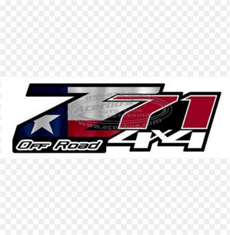 Free Download Hd Png Z71 Off Road 4 X 4 Texas Usa Flag Set Of 2 Truck