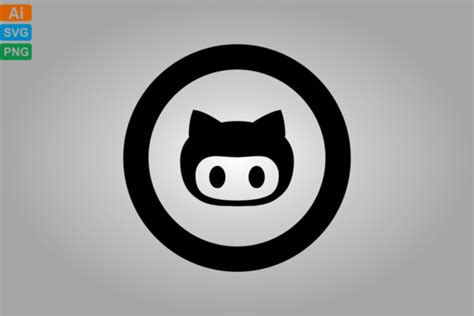 Social Github Circular Graphic By Mudajaya1379 · Creative Fabrica