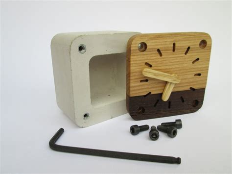 You Can Easily Disassemble The Clock Just Loosening The 4 Hex Screws