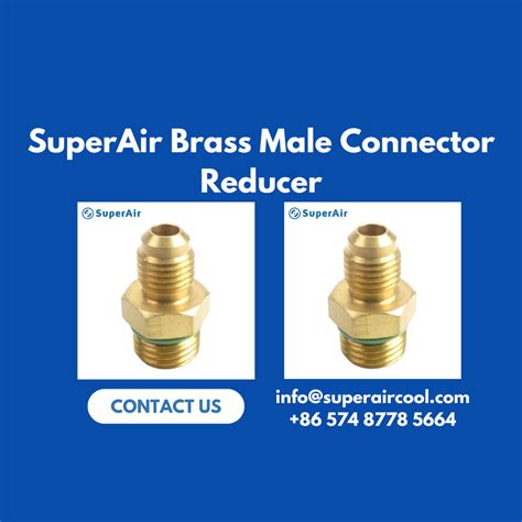 Explore Superair Brass Male Connector Reducer Hvac Duct Fittings Air Conditioning