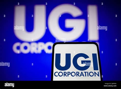 In This Photo Illustration The Ugi Corporation Logo Seen Displayed On A