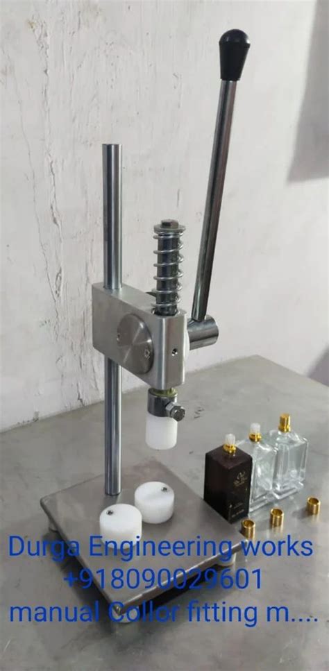 Perfume Bottle Manual Collar Fitting Machine At ₹ 17500 Perfume