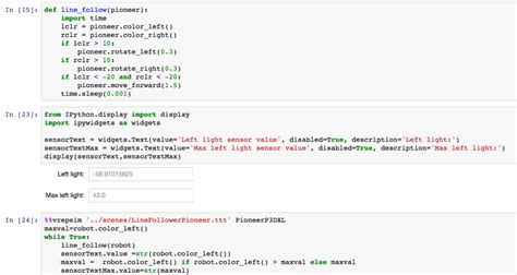 First Attempt At Using Ipywidgets In Jupyter Notebooks To Display V Rep