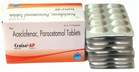 Croise Ap Tab Aceclofenac 100 Mg Paracetamol 325 Mg At ₹ 600 Box Zerodol P Tablets In Meerut