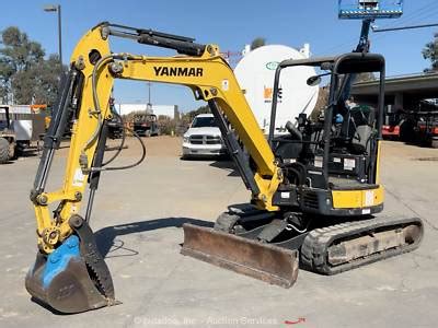 2020 Yanmar Vio35 6a Hydraulic Mini Excavator Aux Hyd Bucket Thumb