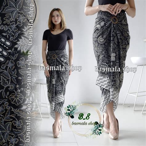 Jual Rok Lilit Batik Murah Terlaris Rok Pasangan Kebaya Rok Panjang Muslimah Rok Lilit