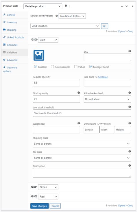 How To Manage Woocommerce Variation Stock For Products