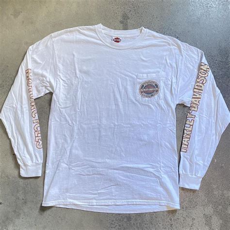 Vintage Harley Davidson Long Sleeve Tee Great Depop