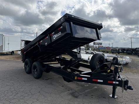 New 2026 Delco Trailers D314 83x14 14k Dump Trailer Black For Sale In