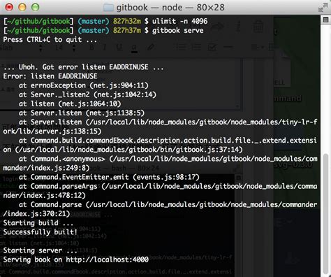 安裝Gitbook 卡斯伯 Blog 前端沒有極限