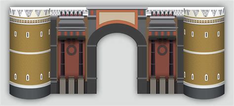 رسم باب اليمن بالاليستريتور 2 Images Behance