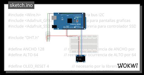 OLED Display Wokwi ESP STM Arduino Simulator
