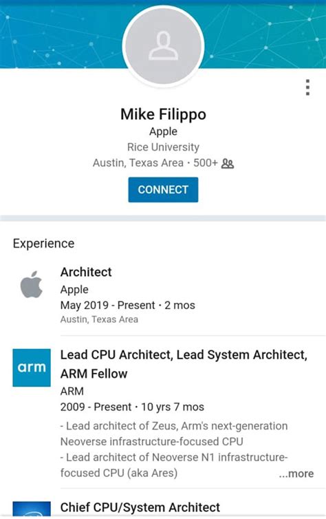 Apple Recruits Lead Arm Cpu Designer To Reportedly Prep New Chips For