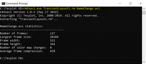 converting raster metafiles to avi file format tecplot knowledge base