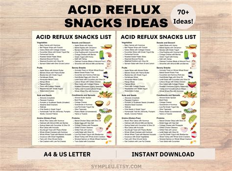 Acid Reflux Snacks List For Gerd Snack Ideas Acid Reflux Food List
