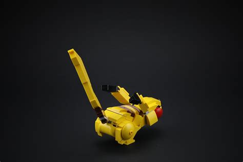 Lego Moc Running Pikachu By Joffre Bricks Rebrickable Build With Lego