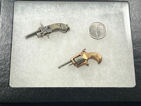 Pair Of Miniature Doll Sized Cap Guns See Dime Proxibid