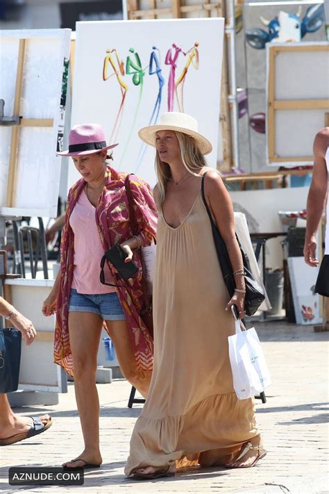 Kate Moss Sexy Seen During Her Holiday In St Tropez Aznude