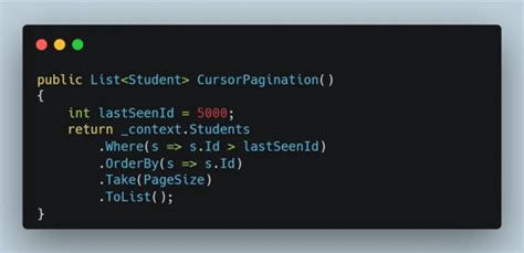 Cursor Vs Offset Pagination In Ef Core With Benchmarks Atharva Its