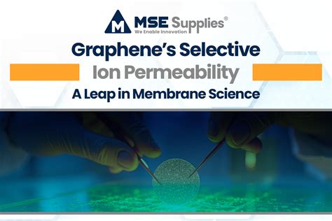 Graphenes Selective Ion Permeability A Leap In Membrane Science Mse Supplies Llc