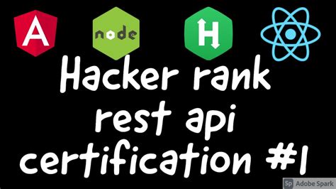 Hacker Rank REST API Certification YouTube