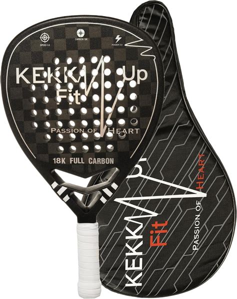 Kekkupfit Racchetta Padel Pro 18k Fibra Di Carbonio 100