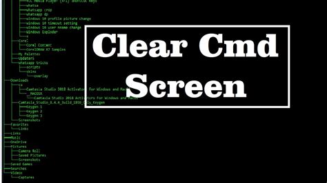 How To Clear The Cmd Screen History 2019 Youtube