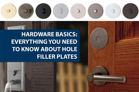 Hardware Basics Everything You Need To Know About Hole Filler Plates