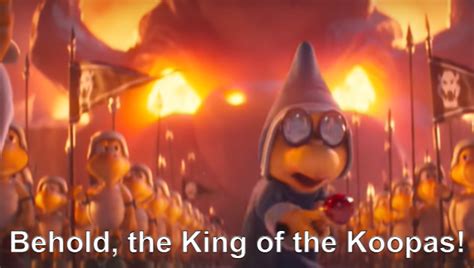 Behold The King Of The Koopas Blank Template Imgflip
