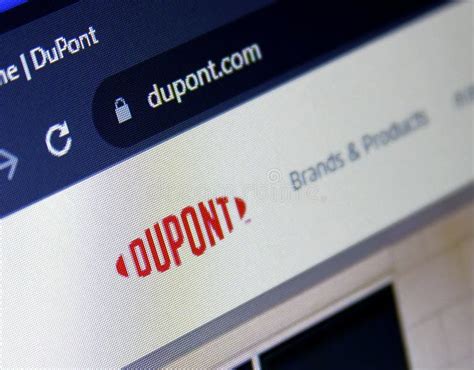 Dupont Chemical Company Editorial Stock Image Image Of Homepage
