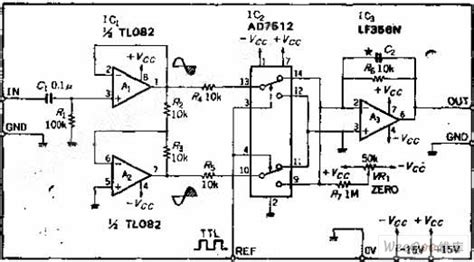 The Ic Whole Wave Synchronous Detection Circuit With Analog Switch