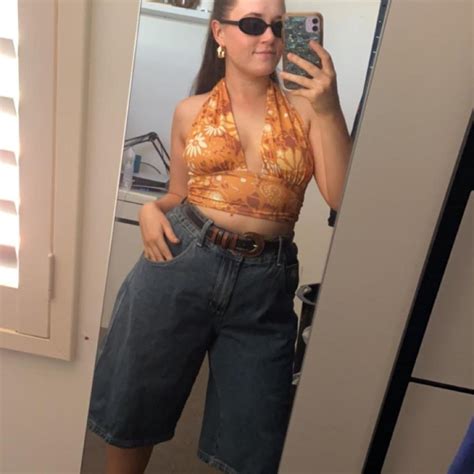 Worship Big Kitty Jorts Size 12 Jorts Worship Depop