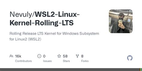Wsl2 Linux Kernel Rolling Lts Readme Md At Wsl 6 12 Lts · Nevuly Wsl2 Linux Kernel Rolling Lts